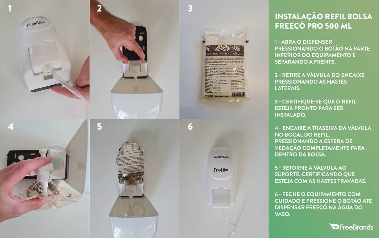 FreeCô Pro - Bloqueado de Odores Sanitários - Hygibras